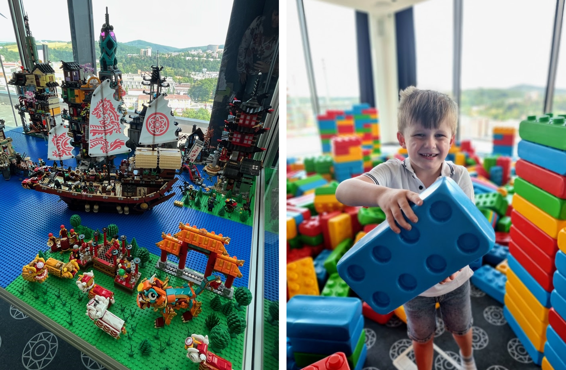 Kamion plný kostek LEGO®: v Obchodním domě Zlín se otevřela letní herna ...